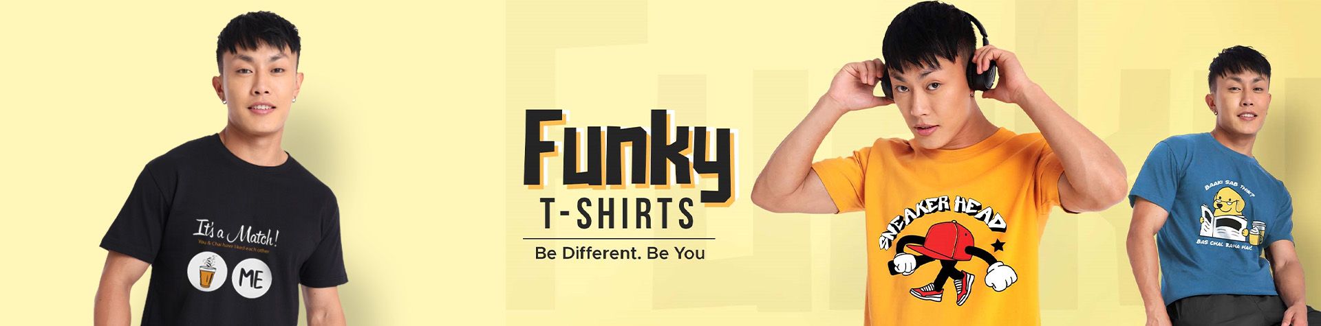 Funky T Shirts @Rs 299: Buy Quirky T Shirts for Men Online in India
