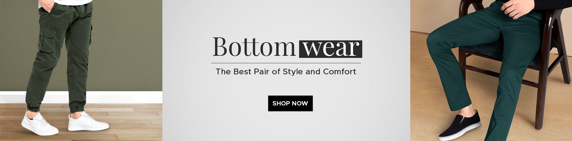 Men Bottomwear - Buy Men Bottomwear online in India