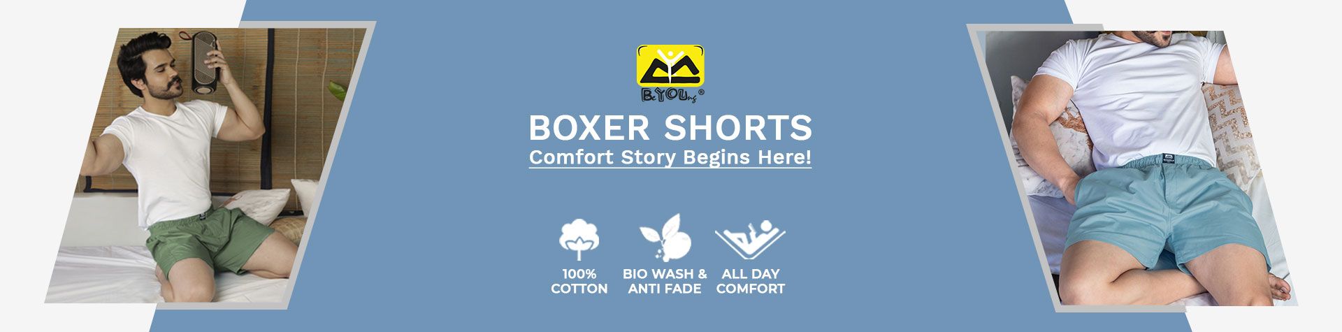 Boxers for Men @Upto 50% OFF: Buy Boxers Online in India| Beyoung