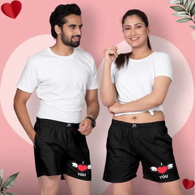 Buy Matching Couple Boxers Online India at Beyoung