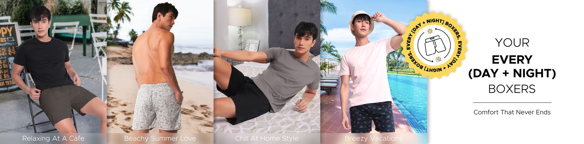 Boxers for Men - Buy Mens Boxer Shorts Online | Beyoung