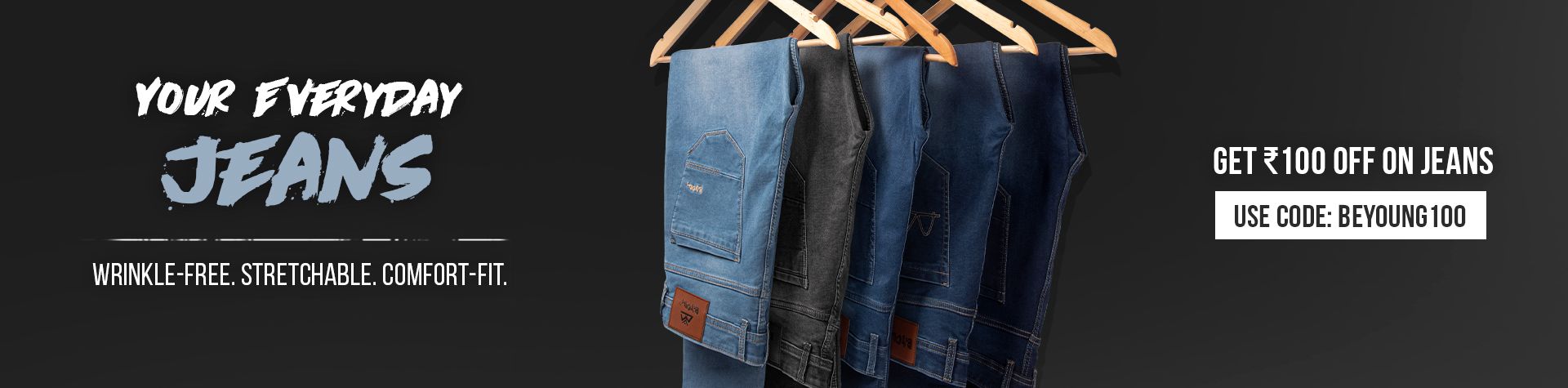 Buy Mens Jeans Online at Beyoung Upto 50% Off