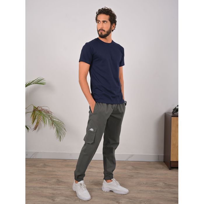 Buy Metal Grey Cargo Men Jogger Pants Online in India -Beyoung