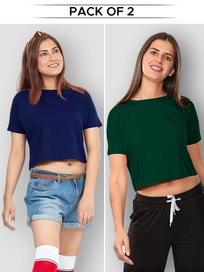 Buy Crop Tshirt For Women Online Upto 50% OFF - Beyoung