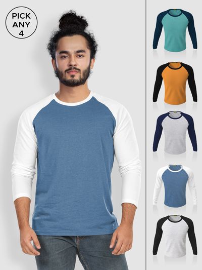 Buy Raglan Full Sleeve Online in India - Beyoung