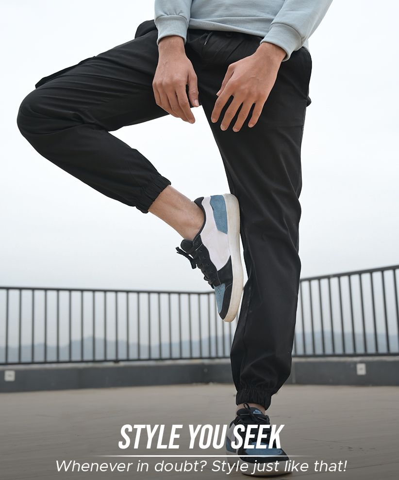 Buy Pick Any 2 - Cotton Cargo Joggers Online @Beyoung