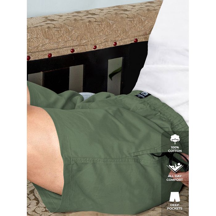 Buy Plain Sage Green Mens Boxer Online in India at Beyoung