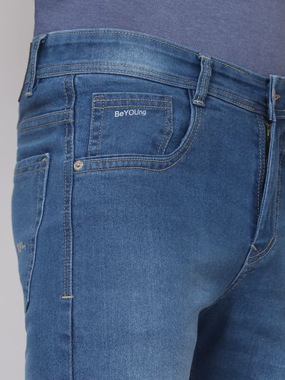 Buy Stone Washed Denim Jeans Online in India at Beyoung