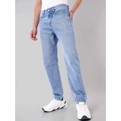 Buy Stark Blue Baggy Fit Jeans Online in India -Beyoung