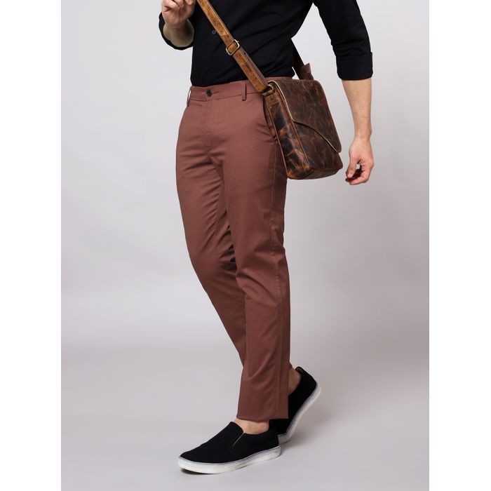Buy Caramel Brown Chinos for Men Online in India at Beyoung