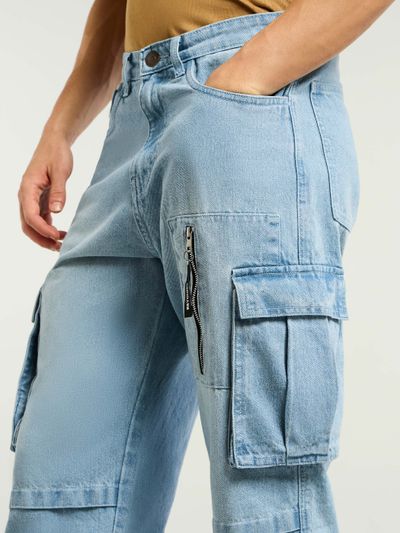 Cargo Jeans for Men - Buy Denim Cargo Online at Beyoung