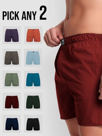 Boxers for Men : Mens Boxer Shorts Online in India | Beyoung