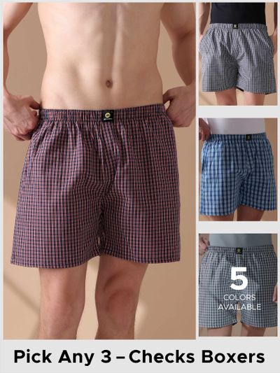 Boxers for Men : Mens Boxer Shorts Online in India | Beyoung