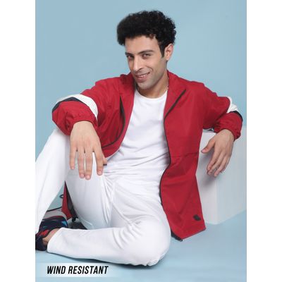 Buy Red Windcheater Jacket for Men Online in India -Beyoung