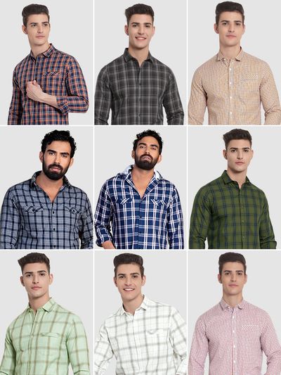 Mens Shirts Combo - Buy Latest Shirts for Men Combos at BeYOUng