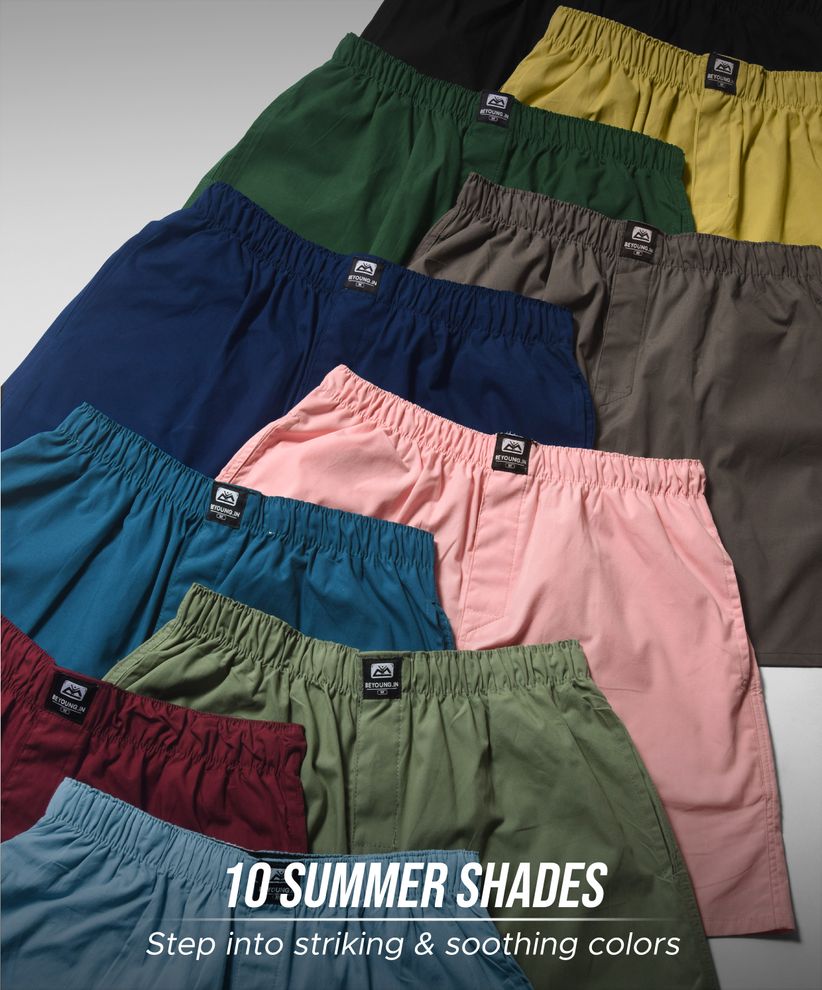 Buy Plain Teal Blue Mens Boxer Online in India at Beyoung