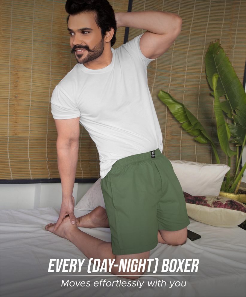 Buy Pick Any-4 Plain Mens Boxer Shorts Combo Online in India at Beyoung
