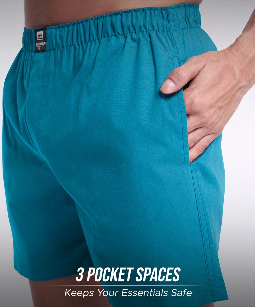 Buy Plain Burgundy Mens Boxer Online in India at Beyoung