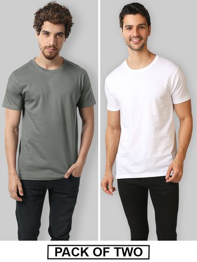 Plain T-Shirts: Buy Plain Solid T Shirts for Men at Beyoung