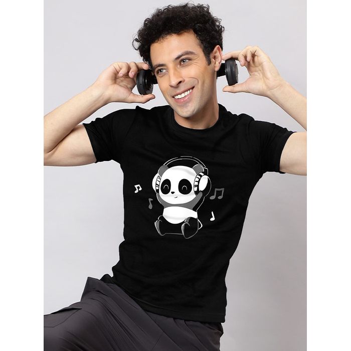 Buy Music Panda T-shirt for Men Online in India -Beyoung