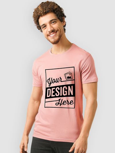 Rose Pink - Customized T-shirts for Men Online with Best Printing ...