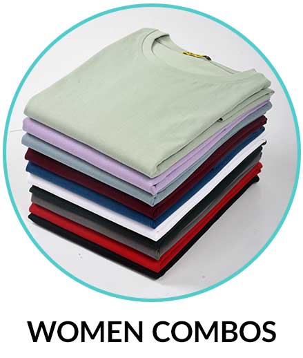Womens T Shirt Combo Offer: Buy Combo T Shirts for Women | BeYOUng